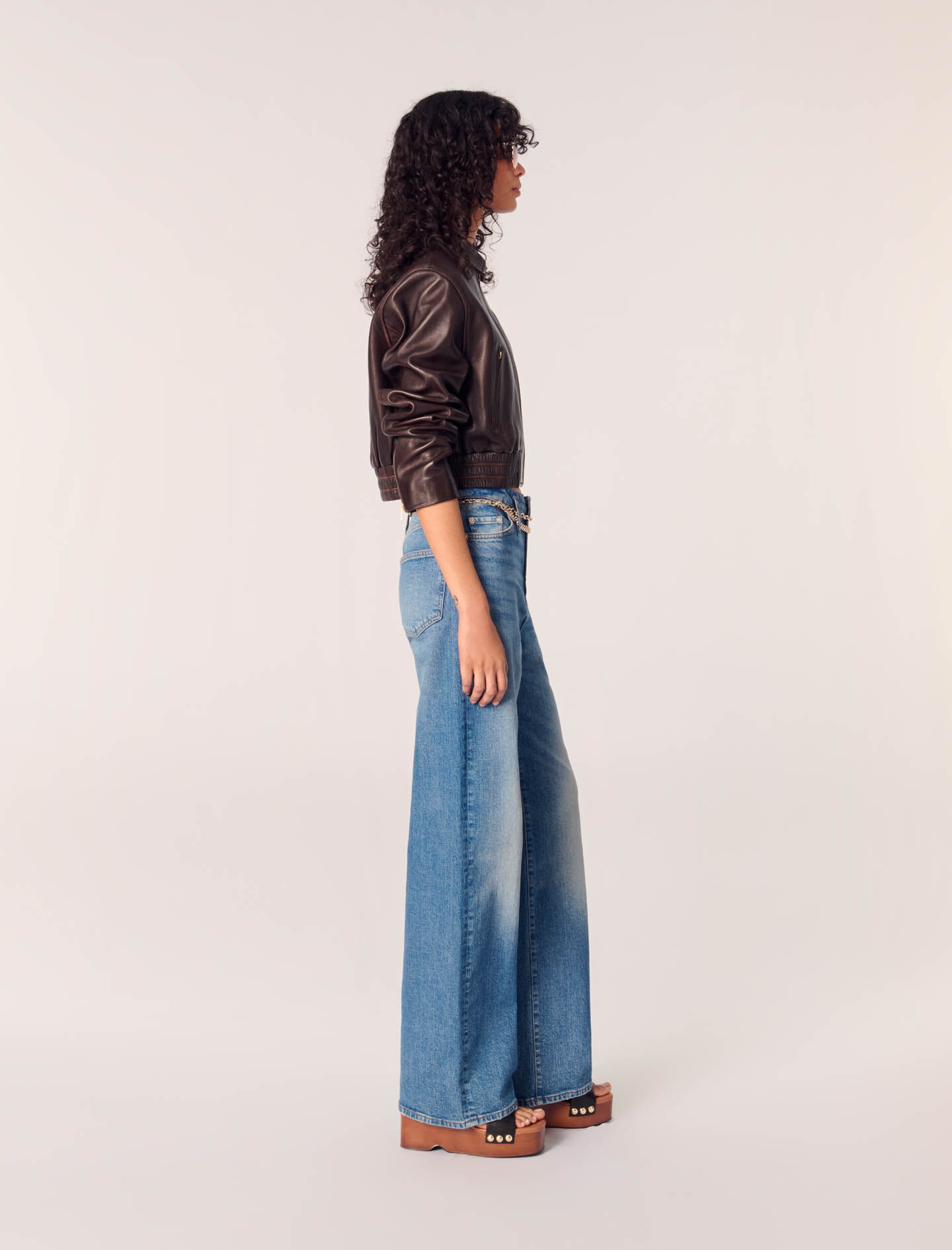 Vintage leather jacket - Leather jackets | Maje Vintage leather jacket - Leather jackets | Maje