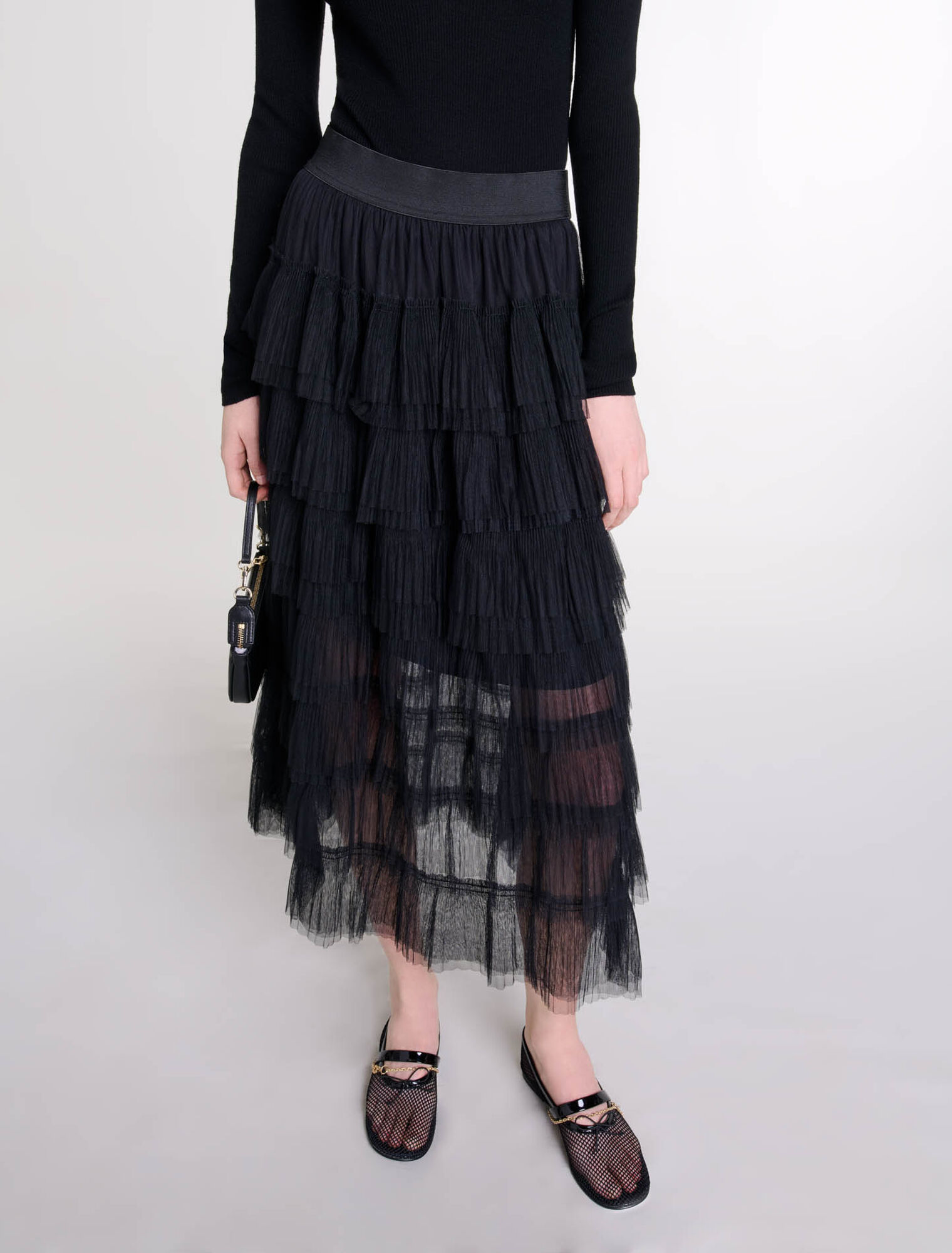 Tulle Midi Skirt Maxi Skirts Maje