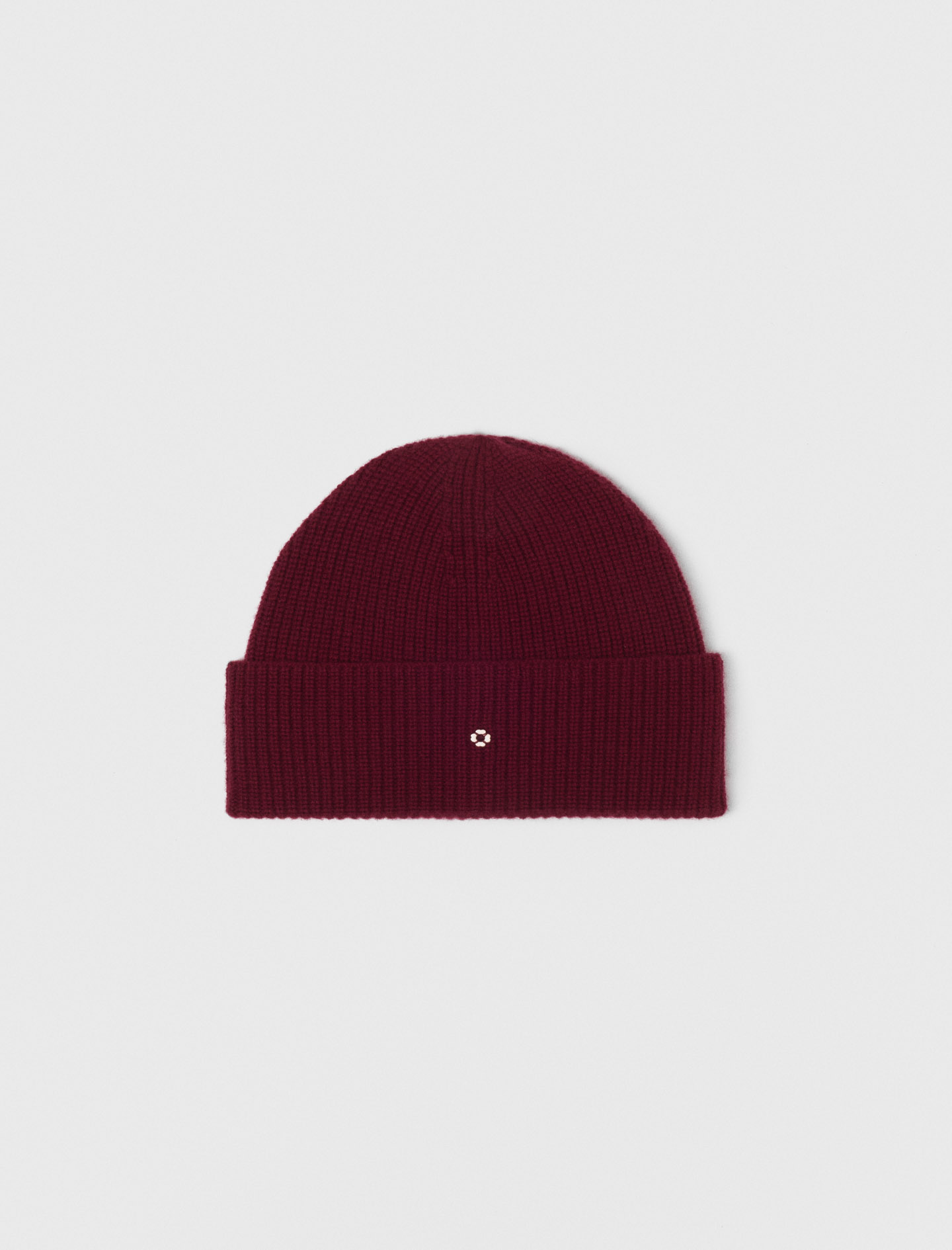 Wool and cashmere hat Burgundy for Women | Maje